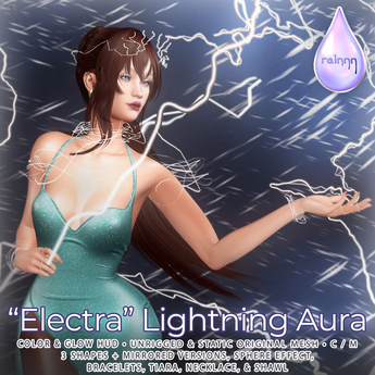 Second Life Marketplace - rainnn - Electra Lightning Aura [FATPACK]
